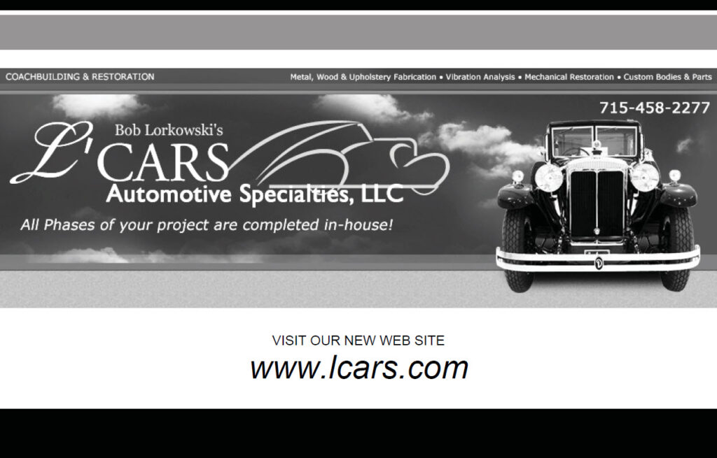 LCars Automotive Specialties – Wisconsin Region of the Classic Car Club ...